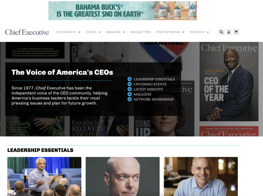 Partnerships – Chief Executive Group